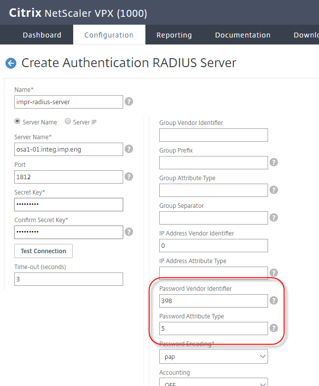 Remote Access with Citrix NetScaler Gateway — Legacy RADIUS Experience
