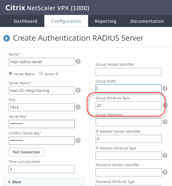 Remote Access with Citrix NetScaler Gateway — Legacy RADIUS Experience