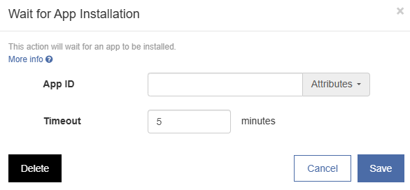 Wait for App