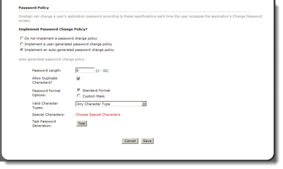 Implementing a Password Policy