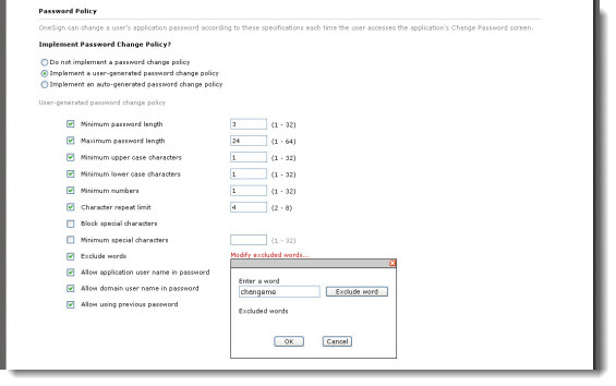 Implementing a Password Policy