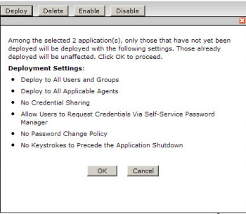 Deploying Application Profiles